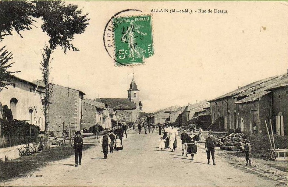 Photos et carte postales anciennes d'Allain - Mairie d'Allain et son ...
