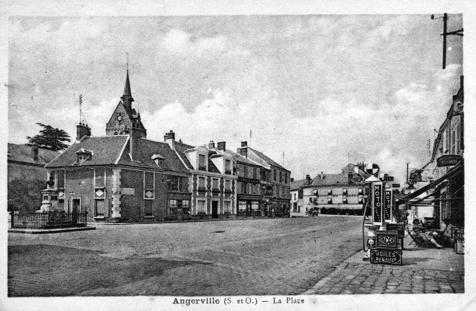 Photos et carte postales anciennes d'Angerville - Mairie d'Angerville ...