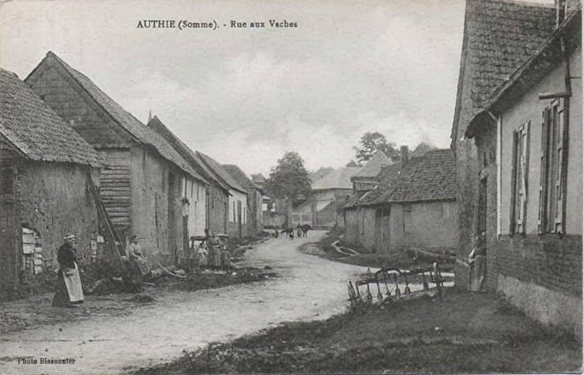 Mairie d'Authie, la Commune d'Authie et son village (80560) (Somme).