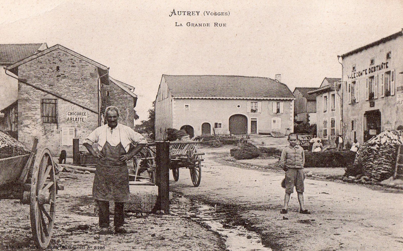 Autrey, la Mairie d'Autrey et sa commune (88700) (Vosges).