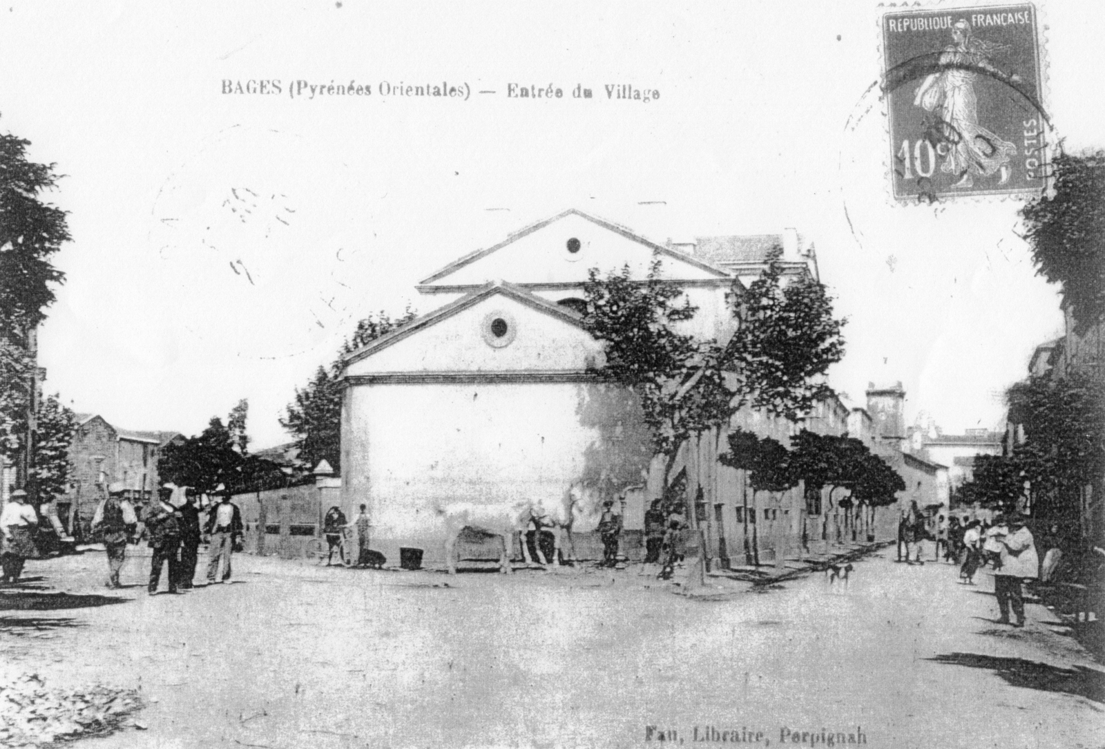 Photos et carte postales anciennes de Bages - Mairie de Bages et sa ...