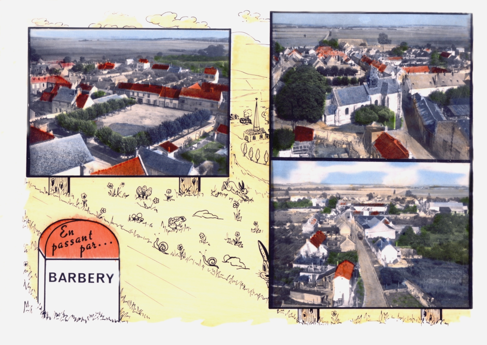 Mairie de Barbery, la Commune de Barbery et son village (60810) (Oise).