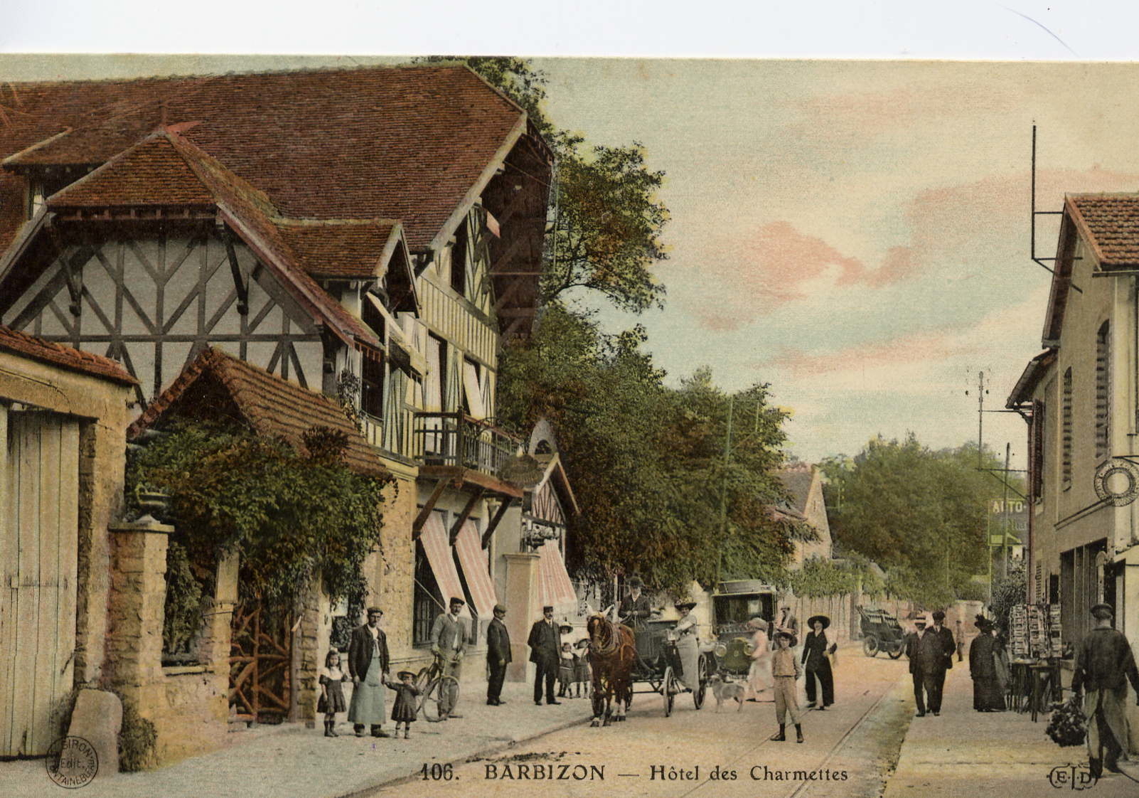 Photos et carte postales anciennes de Barbizon - Mairie de Barbizon et ...