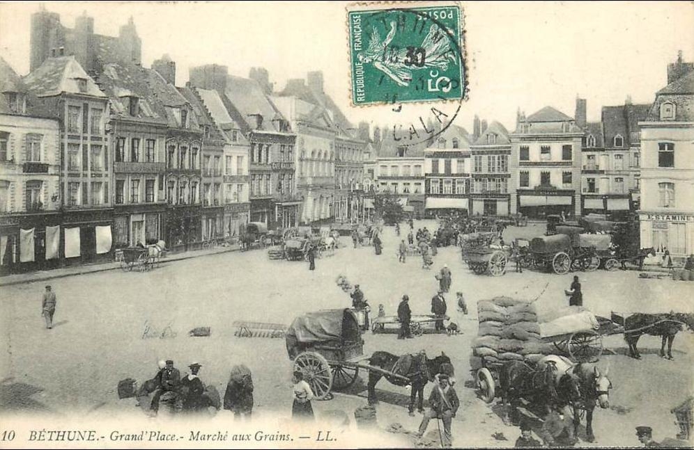 Photos et carte postales anciennes de Béthune - Mairie de Béthune et sa ...