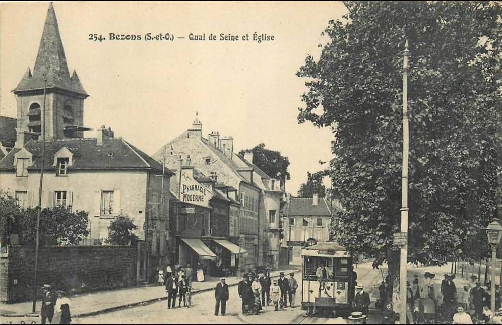 Photos et carte postales anciennes de Bezons - Mairie de Bezons et sa ville