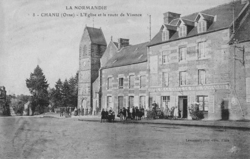 Photos et carte postales anciennes de Chanu - Mairie de Chanu et son ...
