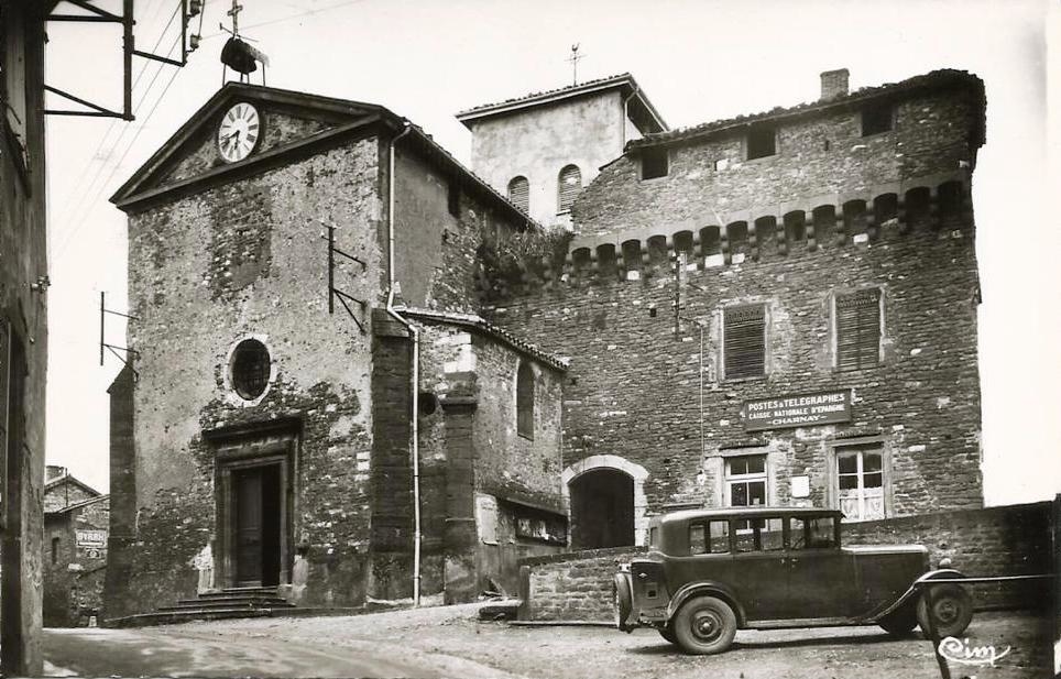 Charnay - Mairie de Charnay et sa commune (69380) (Rhône).