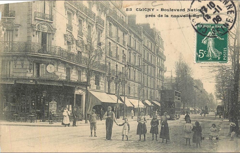 Photos et carte postales anciennes de Clichy, la Mairie de Clichy, sa ...