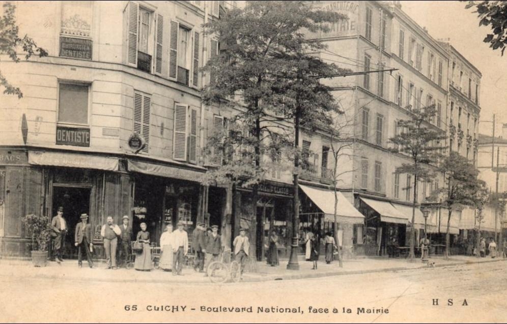 Photos et carte postales anciennes de Clichy, la Mairie de Clichy, sa ...