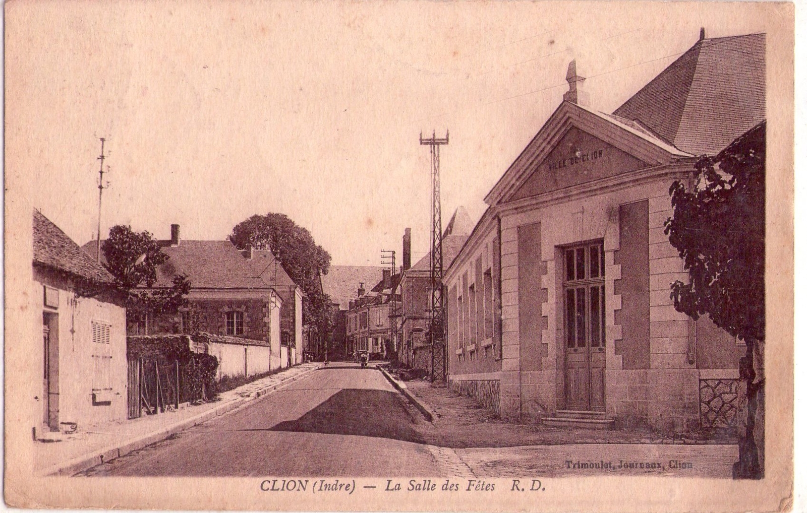 Mairie de Clion, la Commune de Clion et son village (36700) (Indre).