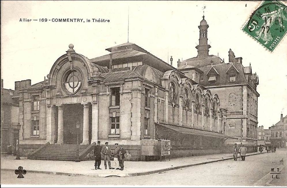 Photos et carte postales anciennes de Commentry, la Mairie de Commentry ...