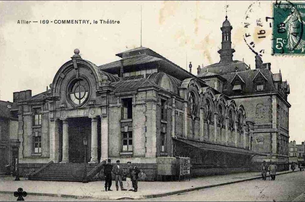 Photos et carte postales anciennes de Commentry, la Mairie de Commentry ...
