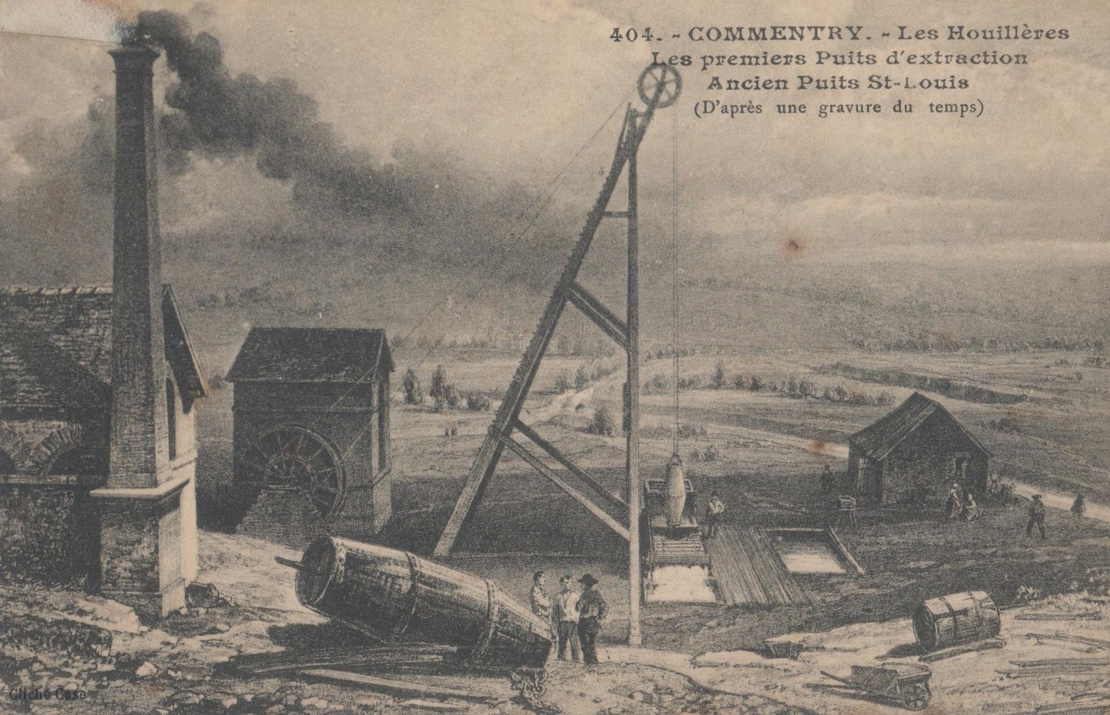 Photos et carte postales anciennes de Commentry, la Mairie de Commentry ...