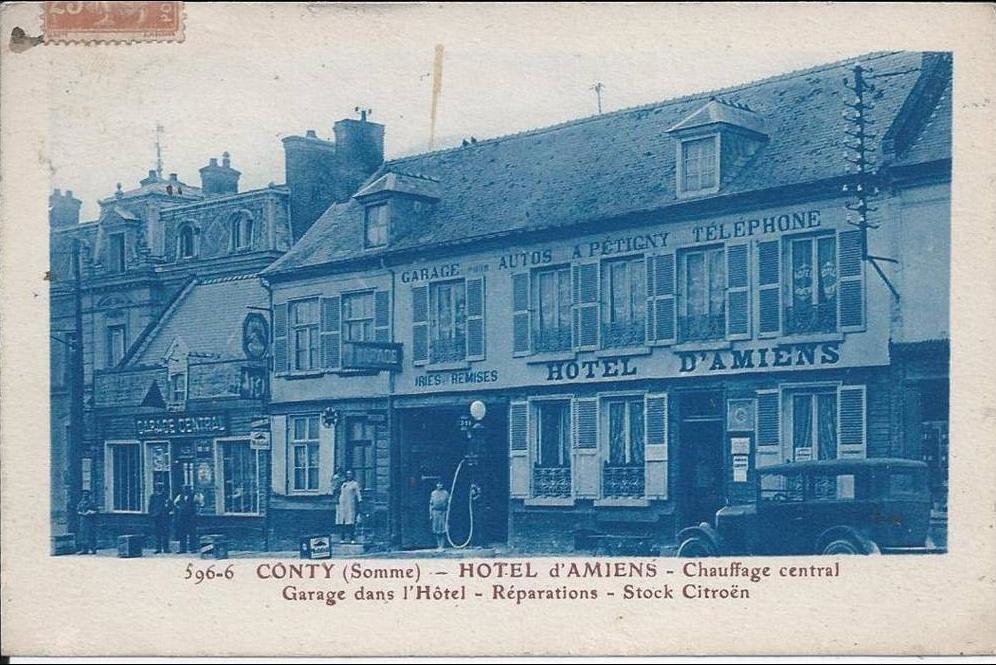 Photos et carte postales anciennes de Conty - Mairie de Conty et son ...