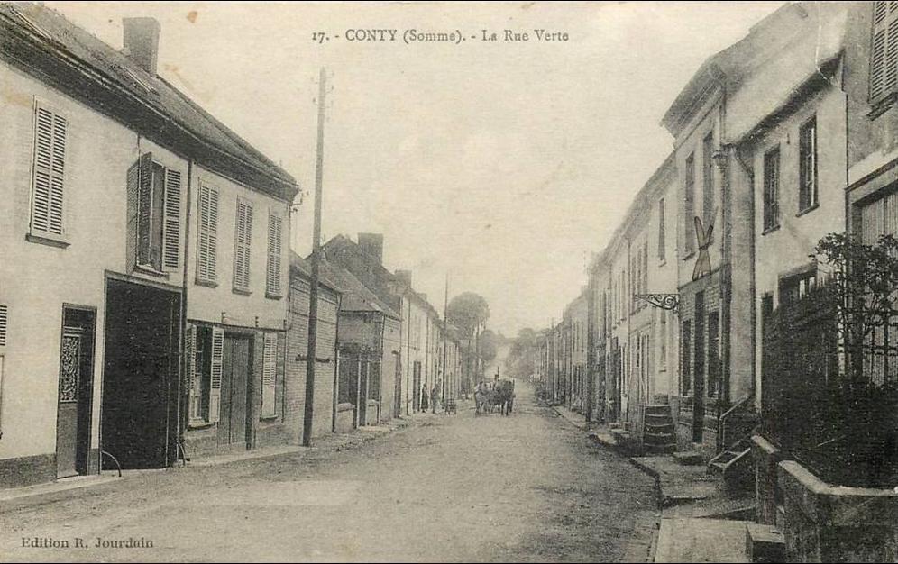Photos et carte postales anciennes de Conty - Mairie de Conty et son ...