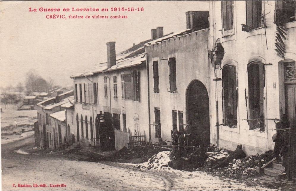 Photos et carte postales anciennes de Crévic - Mairie de Crévic et son ...