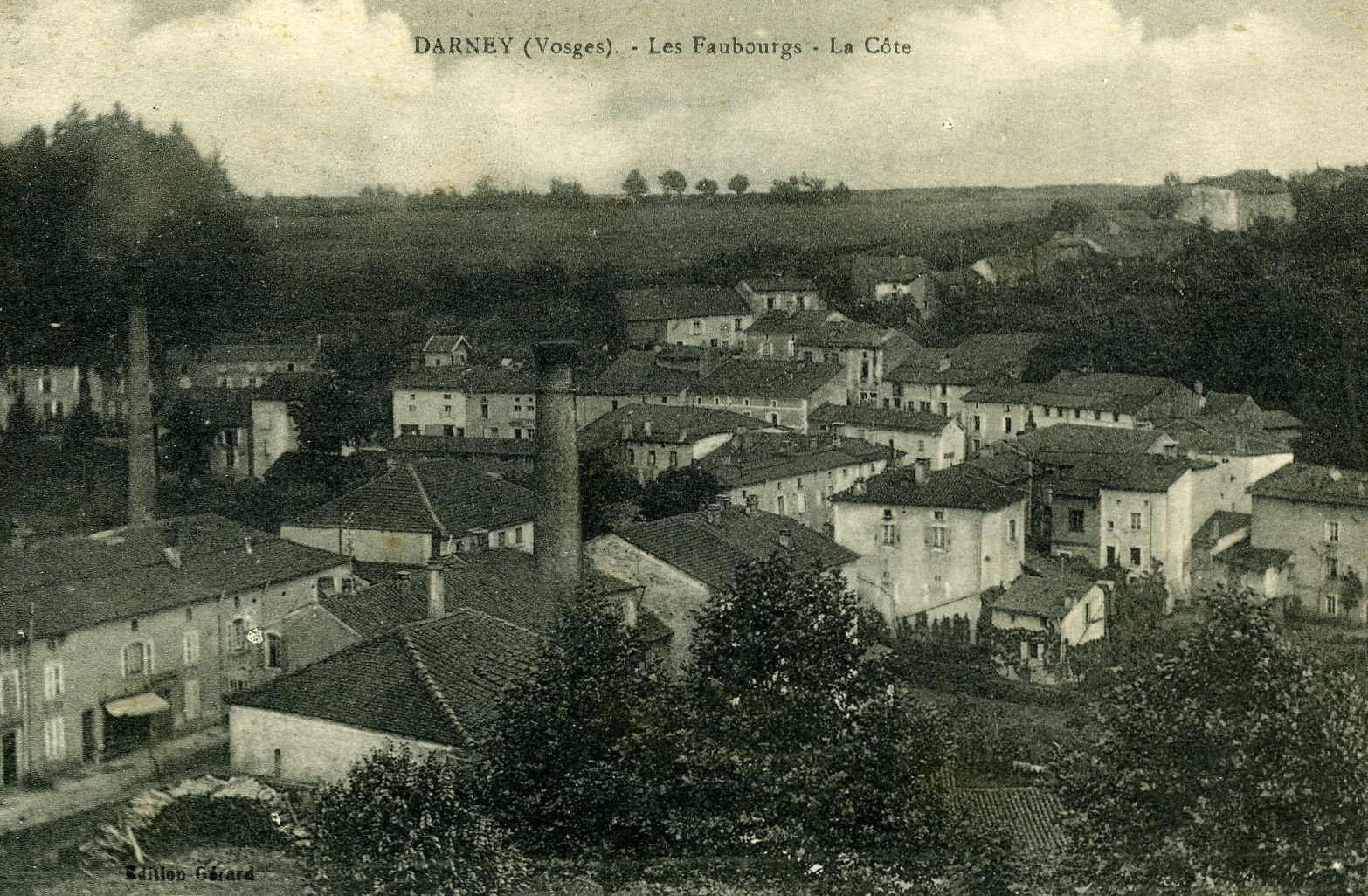 Photos et carte postales anciennes de Darney - Mairie de Darney et son ...