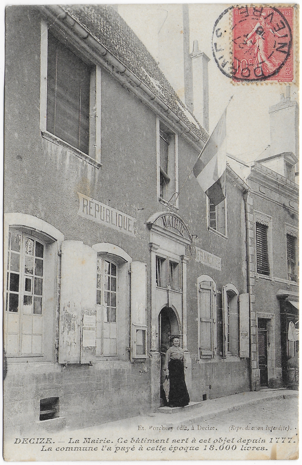 Photos et carte postales anciennes de Decize - Mairie de Decize et sa ville