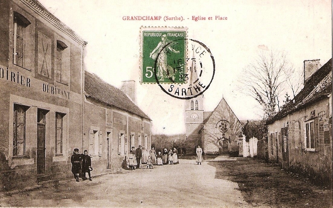Grandchamp - Mairie de Grandchamp et sa commune (72610) (Sarthe).