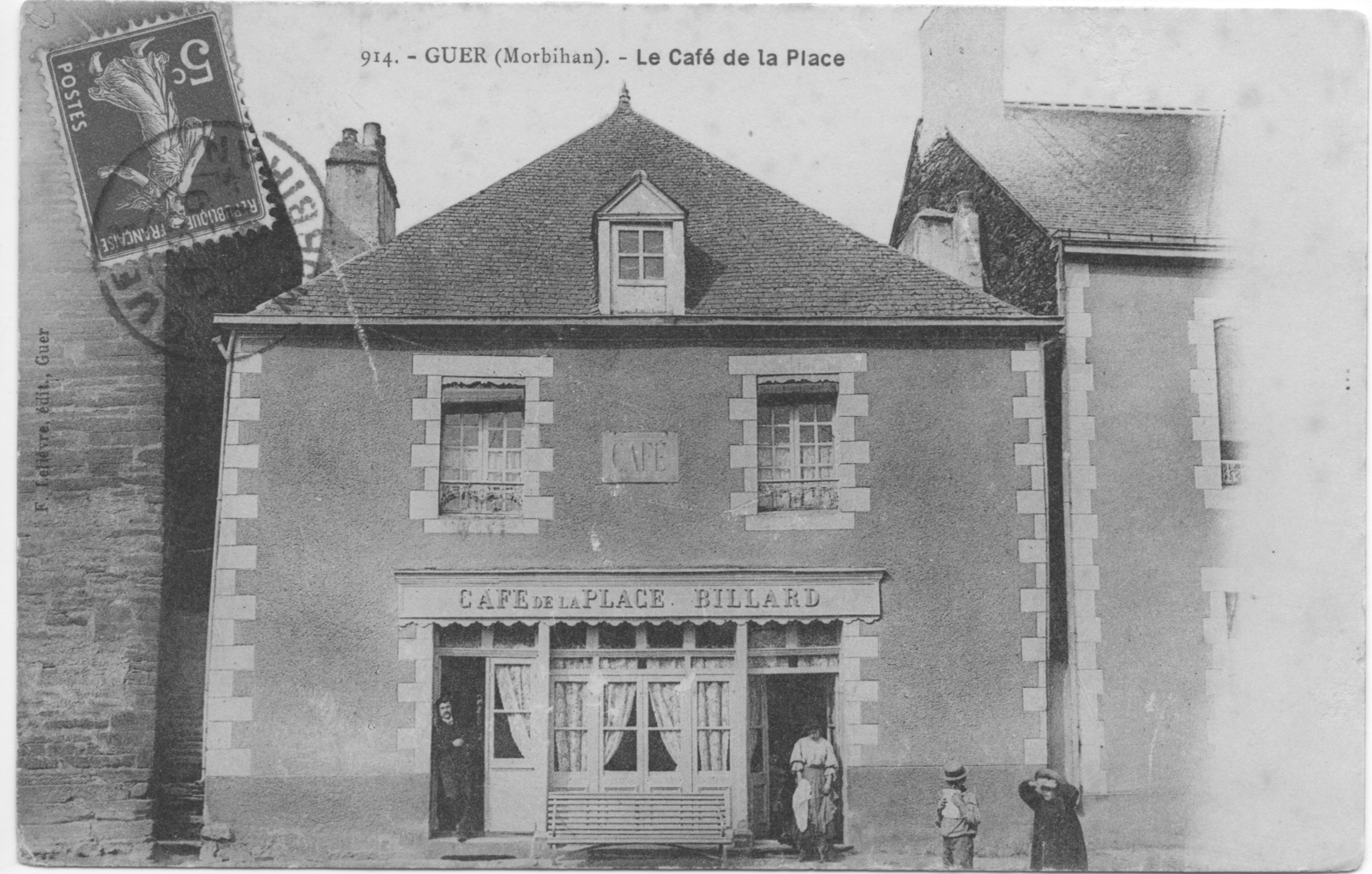 Photos et carte postales anciennes de Guer - Mairie de Guer et sa ville