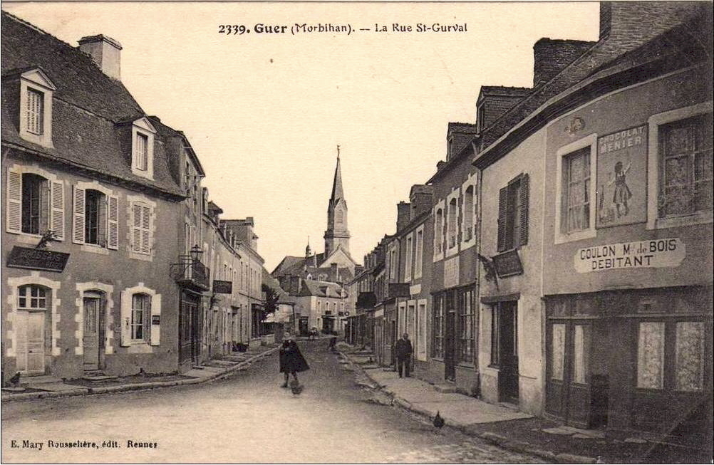 Photos et carte postales anciennes de Guer - Mairie de Guer et sa ville