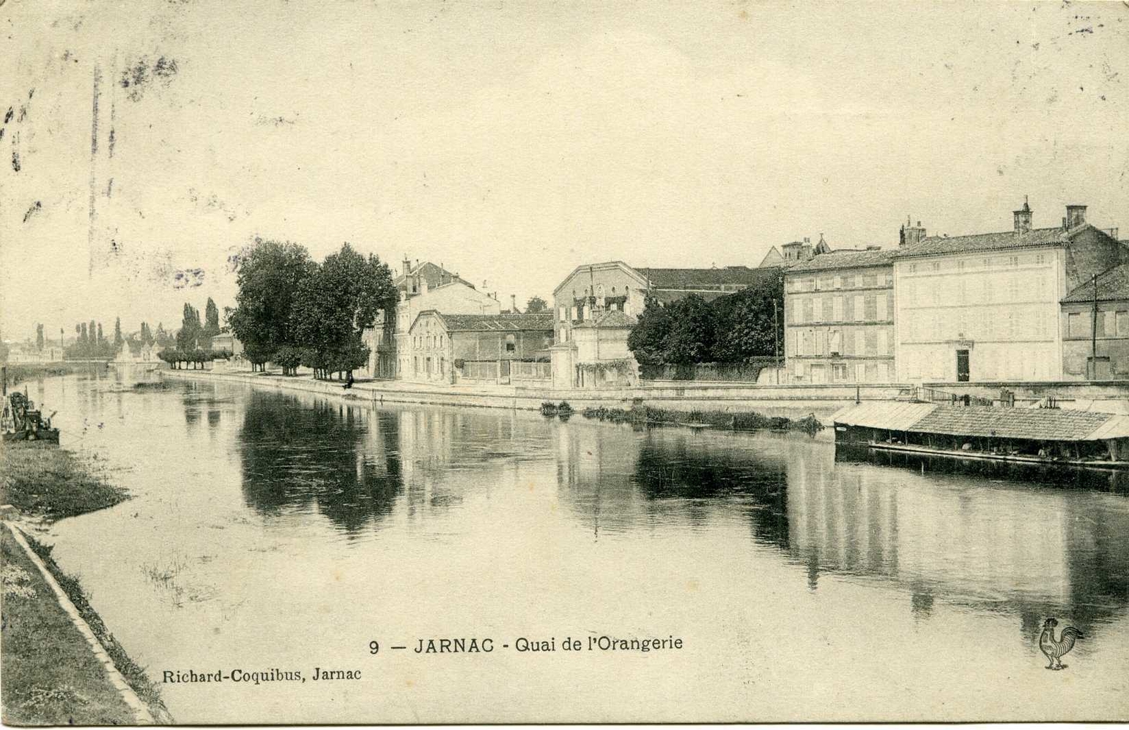 Photos et carte postales anciennes de Jarnac - Mairie de Jarnac et sa ville