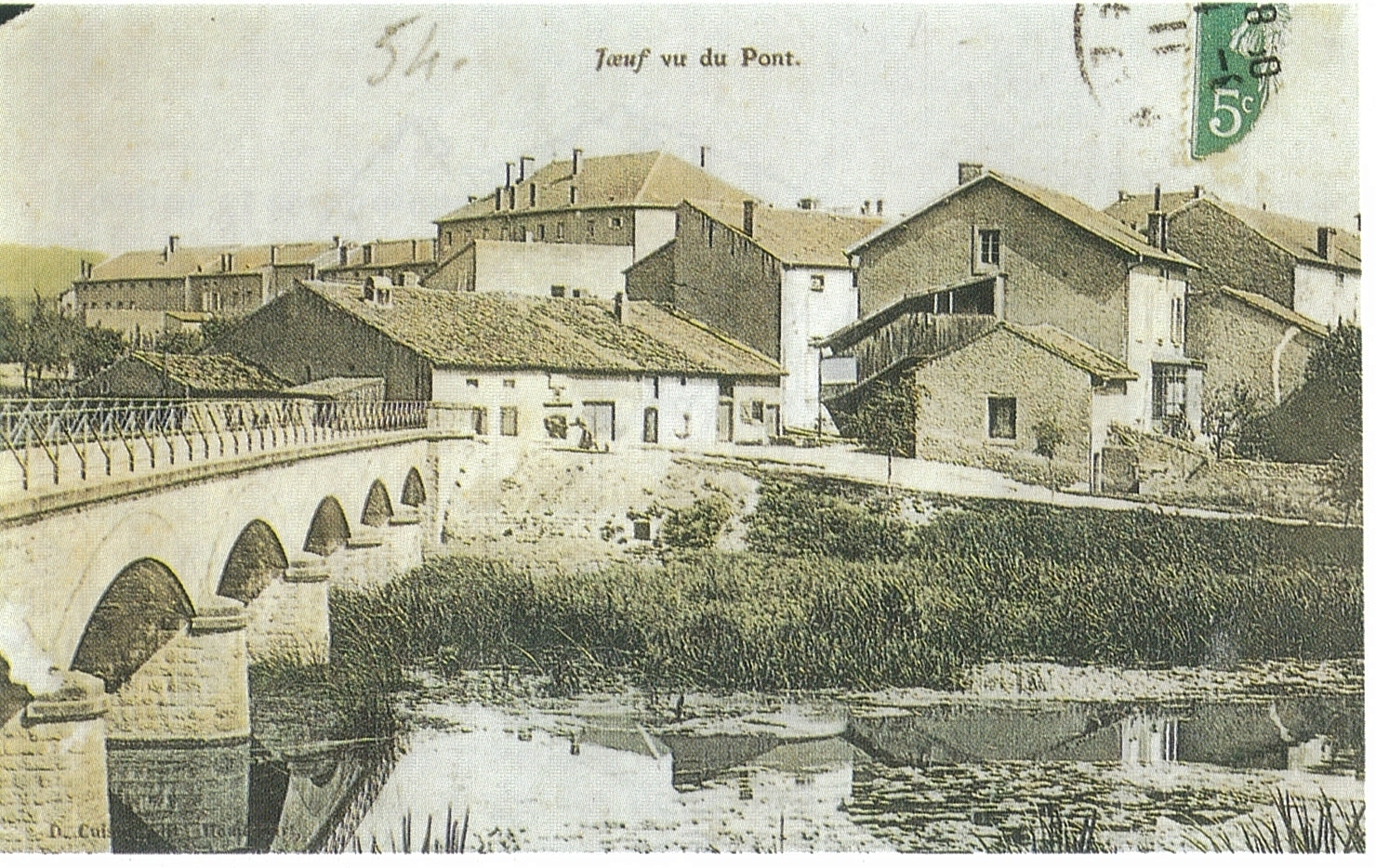 Photos et carte postales anciennes de Jœuf - Mairie de Jœuf et sa ville