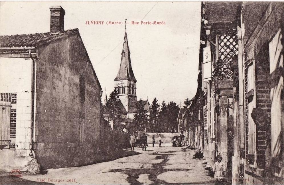 Juvigny, la Mairie de Juvigny et sa commune (51150) (Marne).