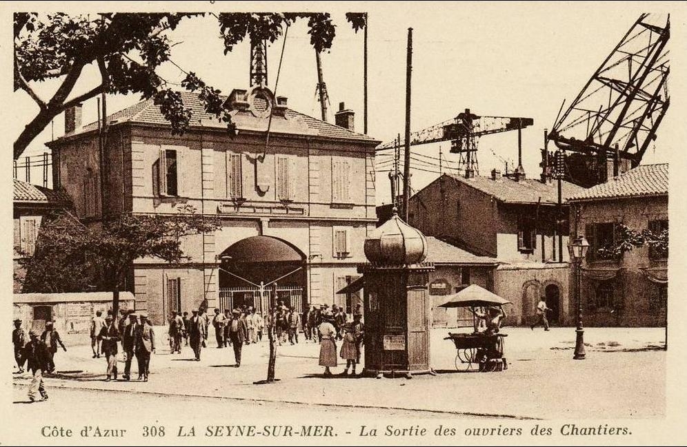 Photos et carte postales anciennes de la Seyne-sur-Mer - Mairie de la Seyne-sur-Mer et sa ville