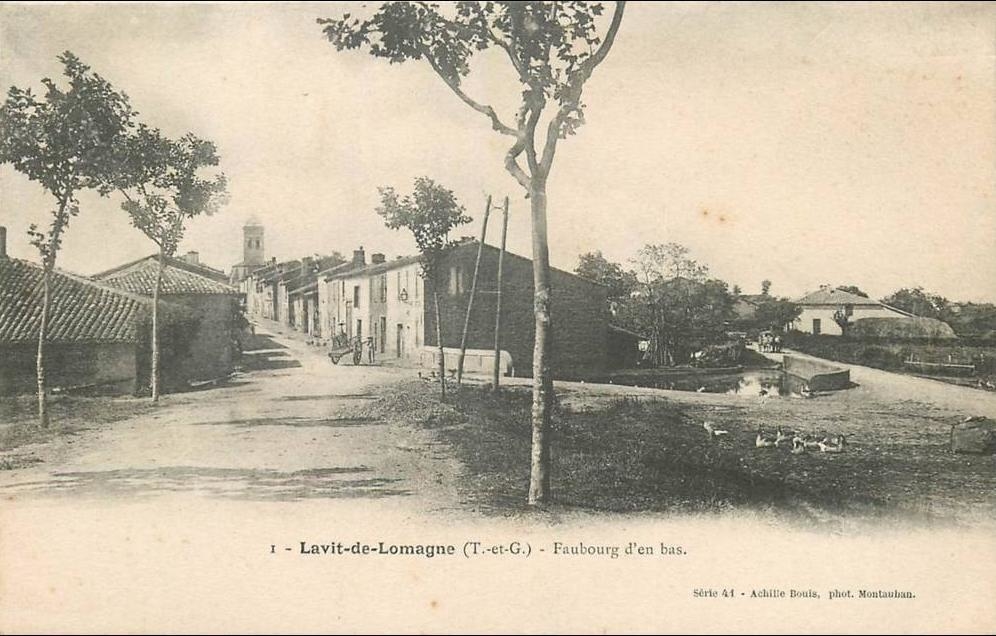 Photos et carte postales anciennes de Lavit - Mairie de Lavit et son ...