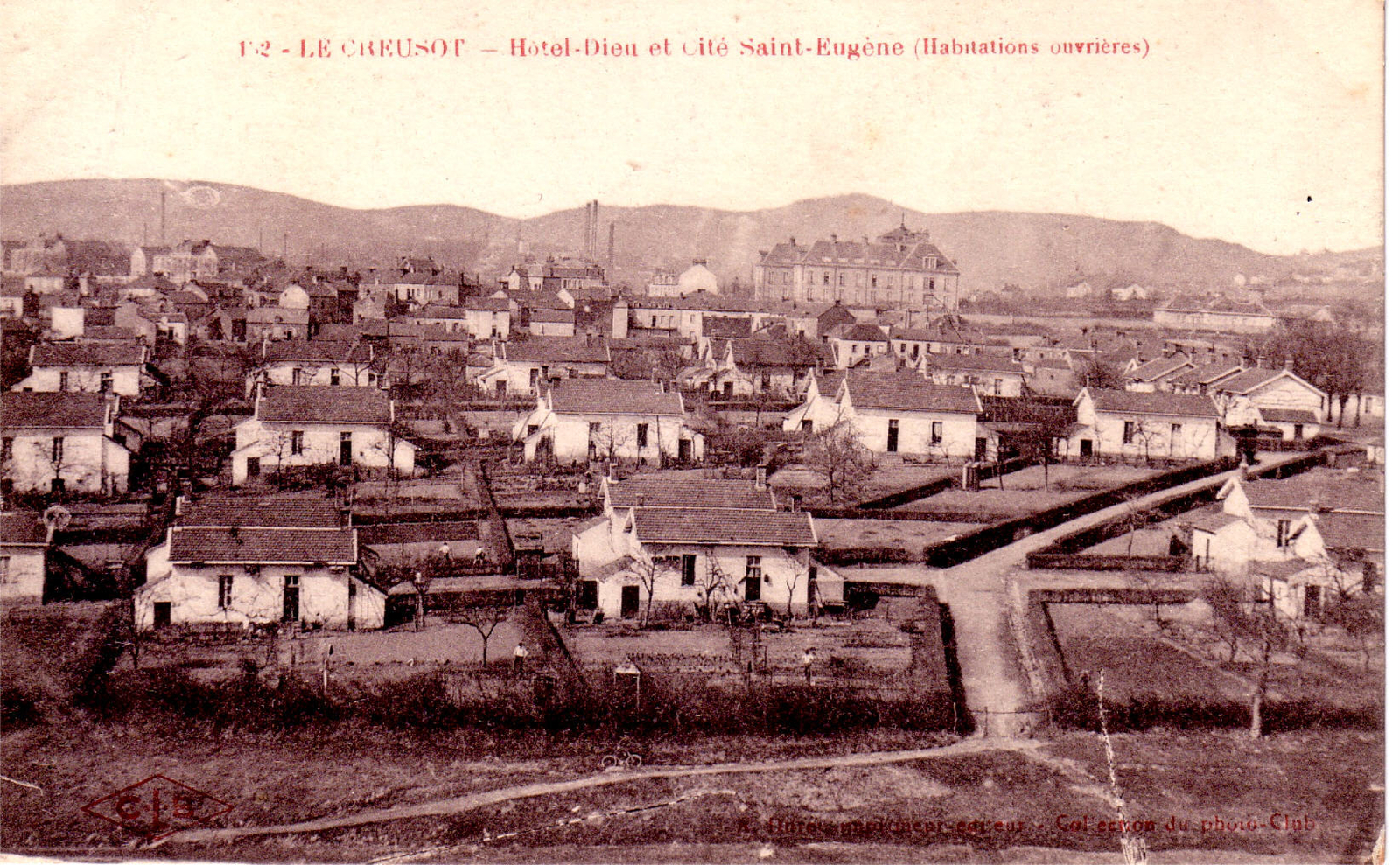 Photos et carte postales anciennes du Creusot - Mairie du Creusot et sa ...