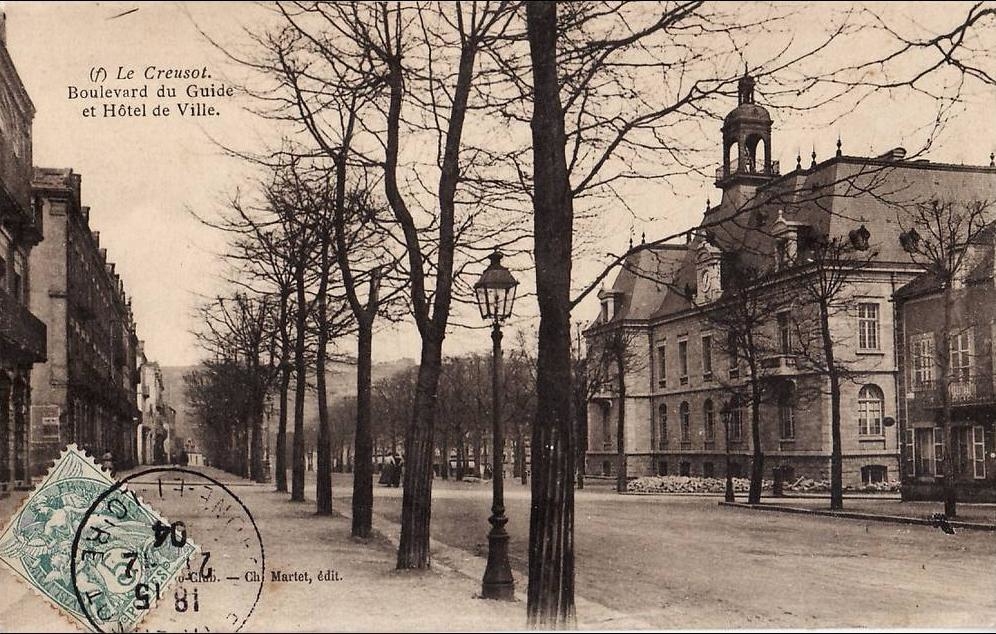 Photos et carte postales anciennes du Creusot - Mairie du Creusot et sa ...