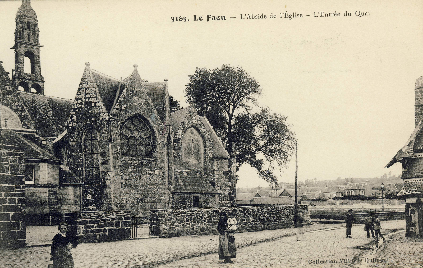 Photos et carte postales anciennes du Faou - Mairie du Faou et son village