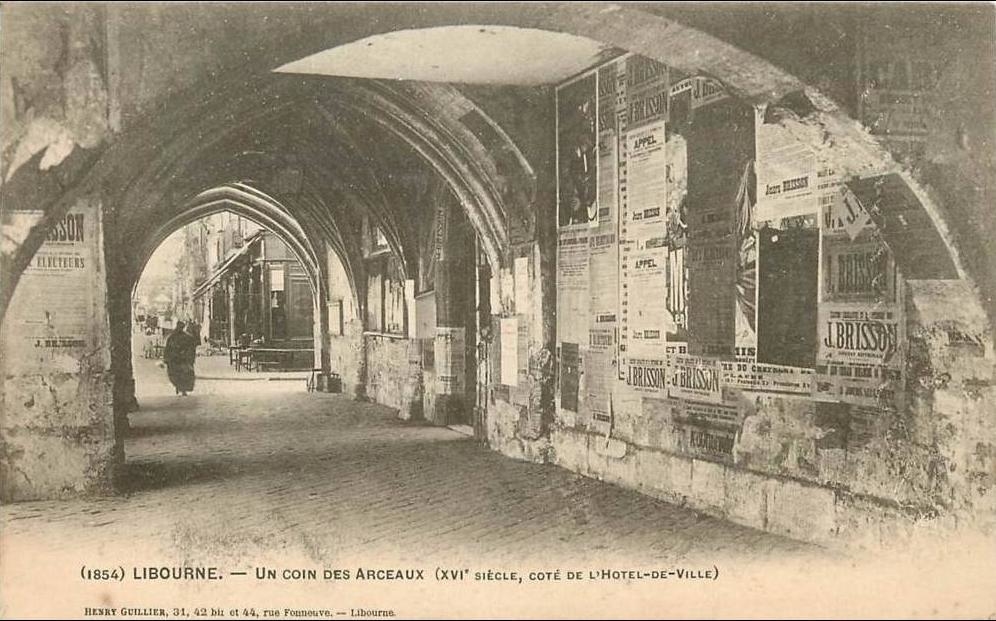 Photos et carte postales anciennes de Libourne - Mairie de Libourne et ...
