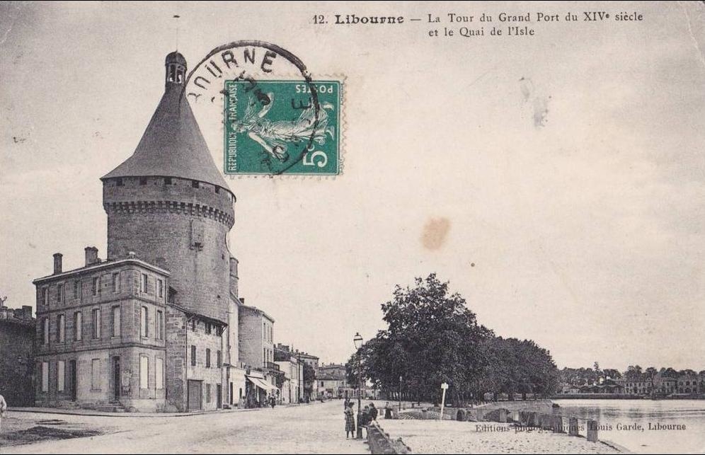 Photos et carte postales anciennes de Libourne - Mairie de Libourne et ...