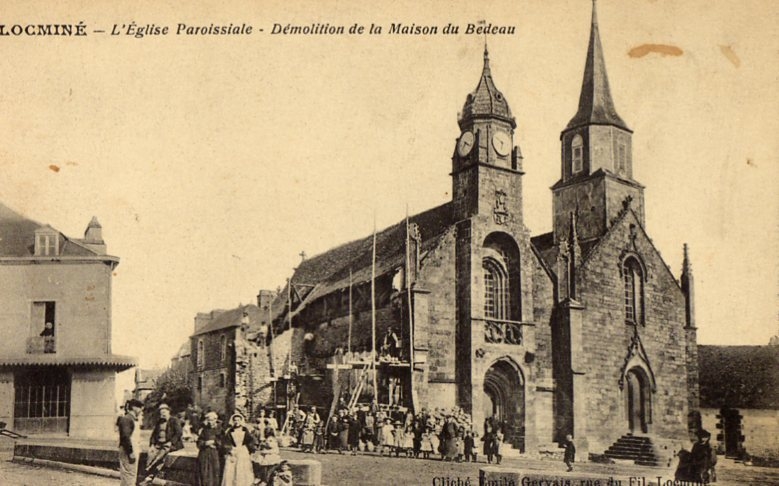 Photos et carte postales anciennes de Locminé - Mairie de Locminé et sa ...