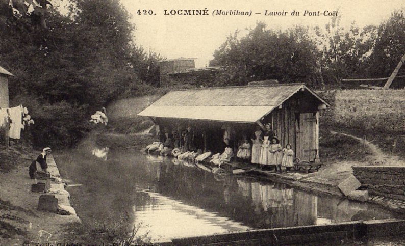 Photos et carte postales anciennes de Locminé - Mairie de Locminé et sa ...