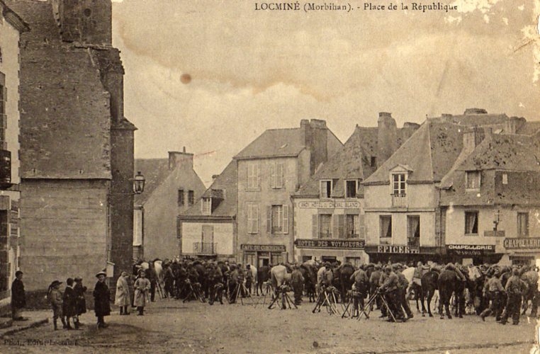 Photos et carte postales anciennes de Locminé - Mairie de Locminé et sa ...