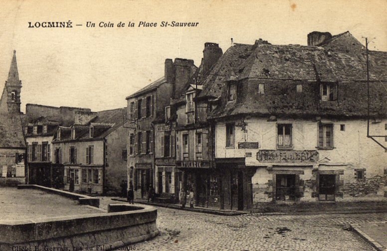 Photos et carte postales anciennes de Locminé - Mairie de Locminé et sa ...