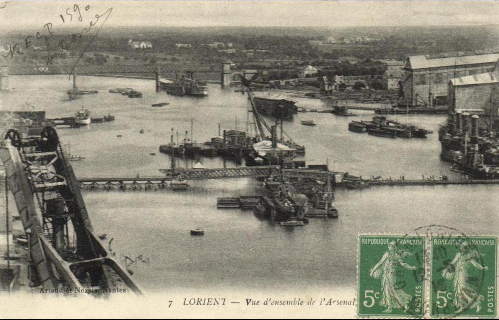 Photos et carte postales anciennes de Lorient - Mairie de Lorient et sa ...