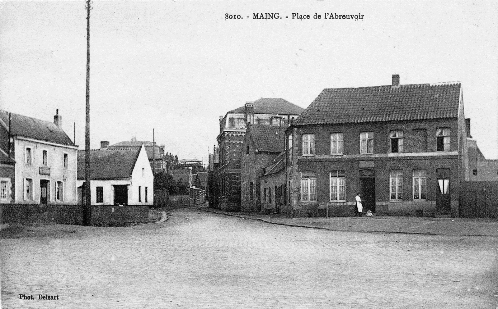 Photos et carte postales anciennes de Maing - Mairie de Maing et sa ville