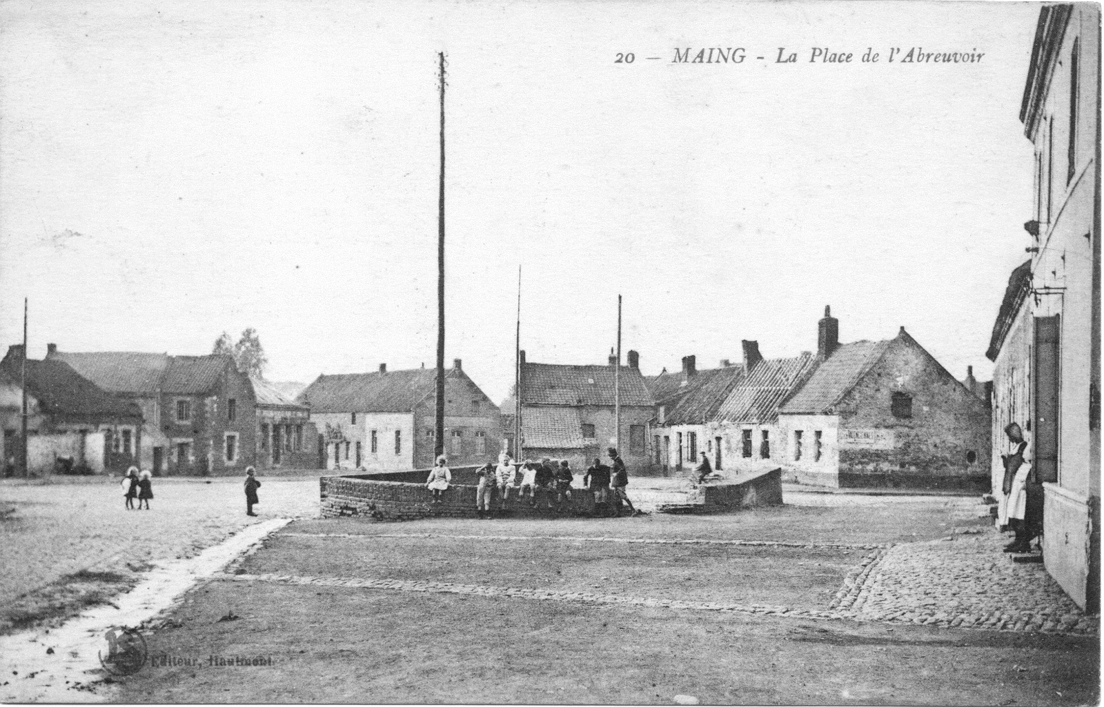 Photos et carte postales anciennes de Maing - Mairie de Maing et sa ville