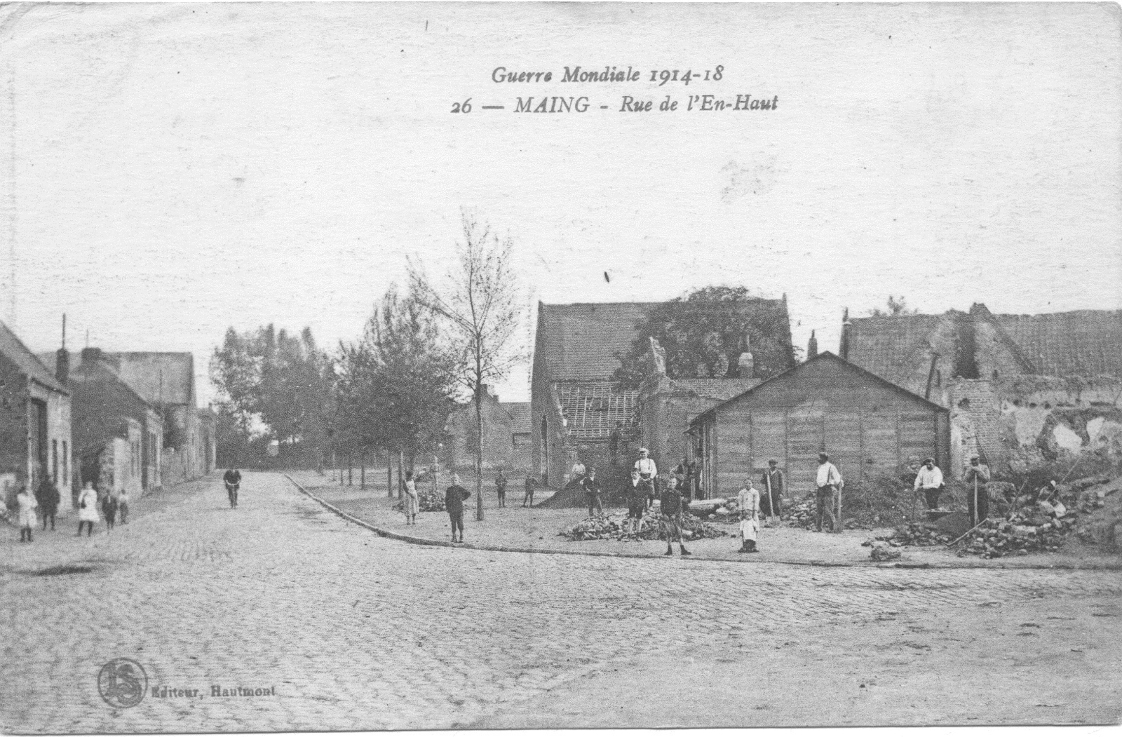 Photos et carte postales anciennes de Maing - Mairie de Maing et sa ville