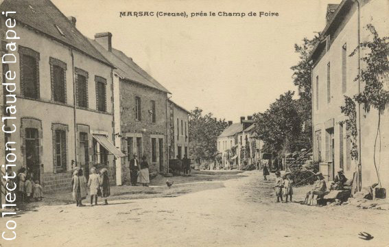Photos et carte postales anciennes de Marsac, la Mairie de Marsac, sa ...