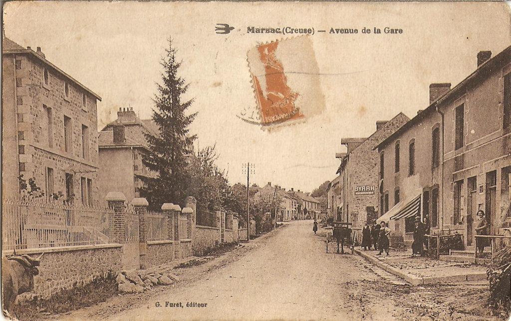 Photos et carte postales anciennes de Marsac, la Mairie de Marsac, sa ...