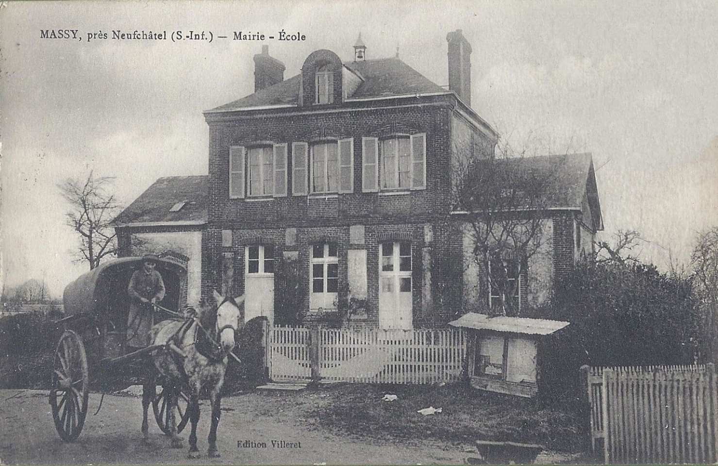 Massy - Mairie de Massy et sa commune (76270) (Seine-Maritime).