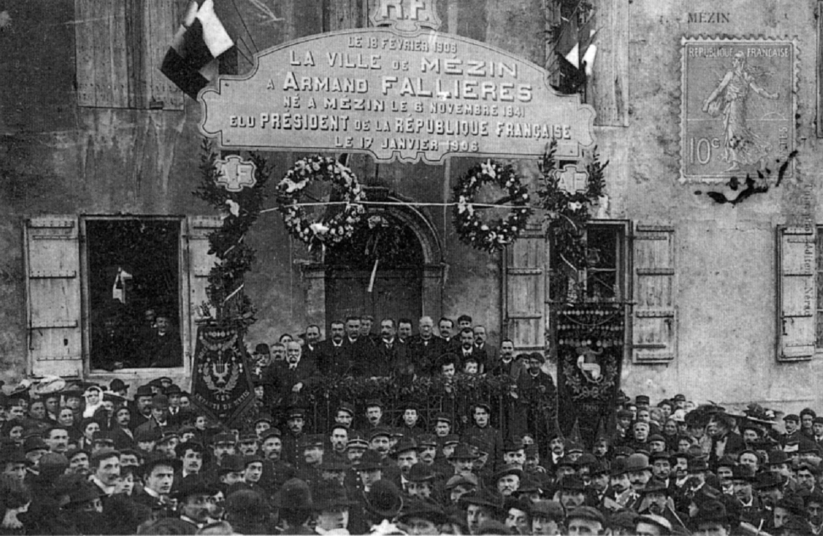 Photos et carte postales anciennes de Mézin - Mairie de Mézin et son ...