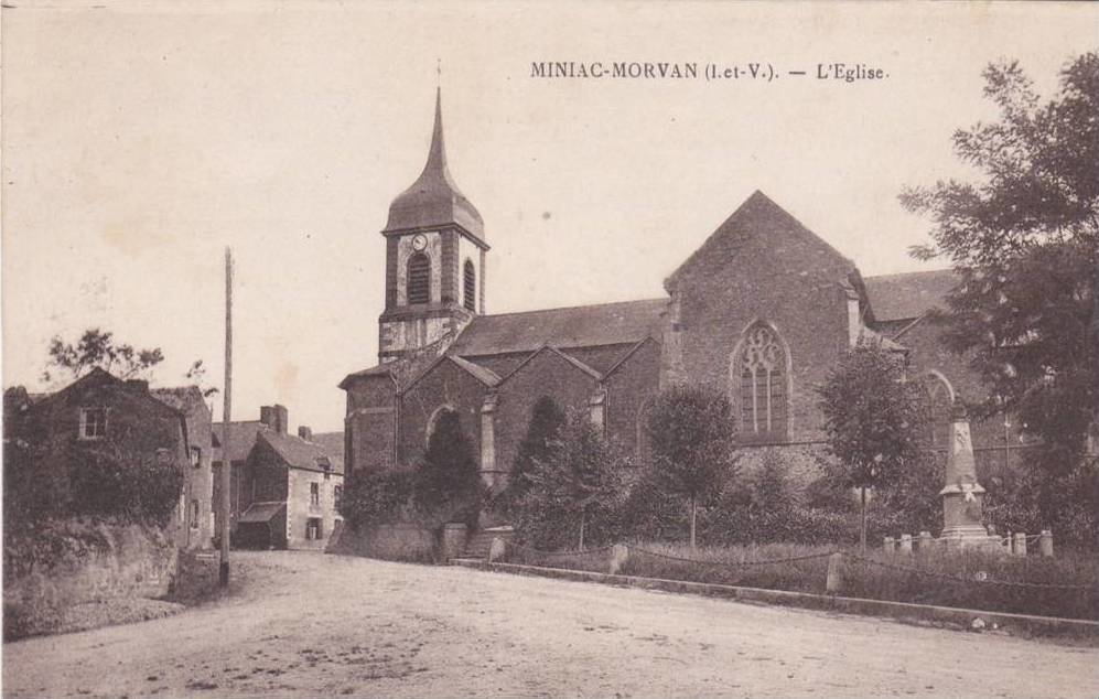Photos et carte postales anciennes de Miniac-Morvan - Mairie de Miniac ...