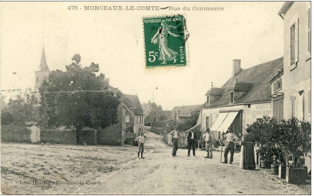 Photos et carte postales anciennes de Monceaux-le-Comte - Mairie de ...