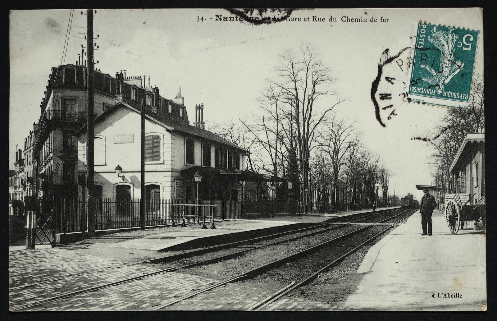 Photos et carte postales anciennes de Nanterre - Mairie de Nanterre et ...